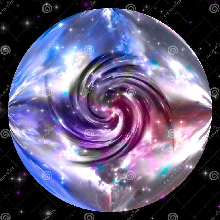 Vortex of marble planet stock illustration. Illustration of sphere - 82151