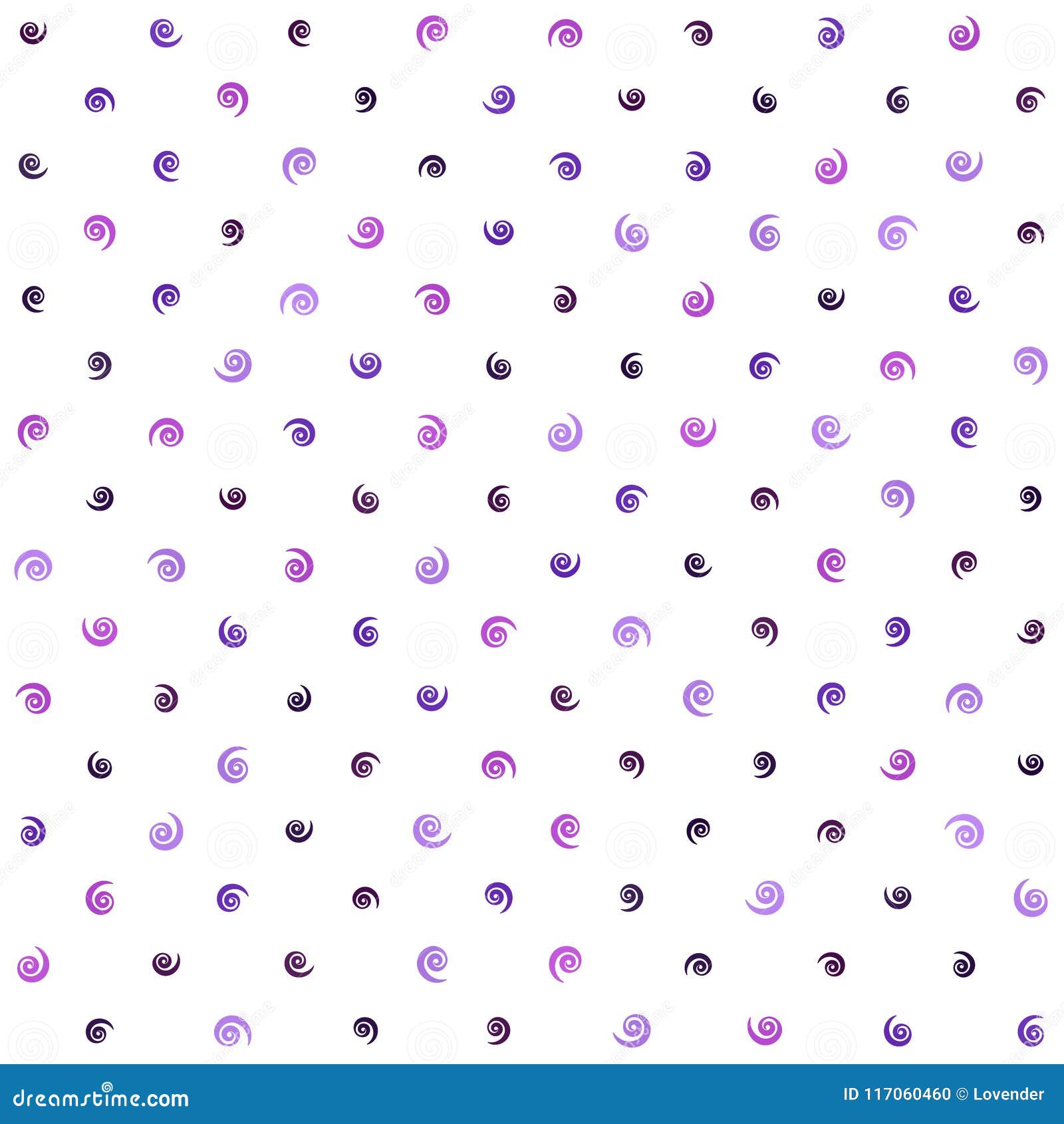 Vortex Pattern. Seamless Vector Stock Vector - Illustration of seamless ...