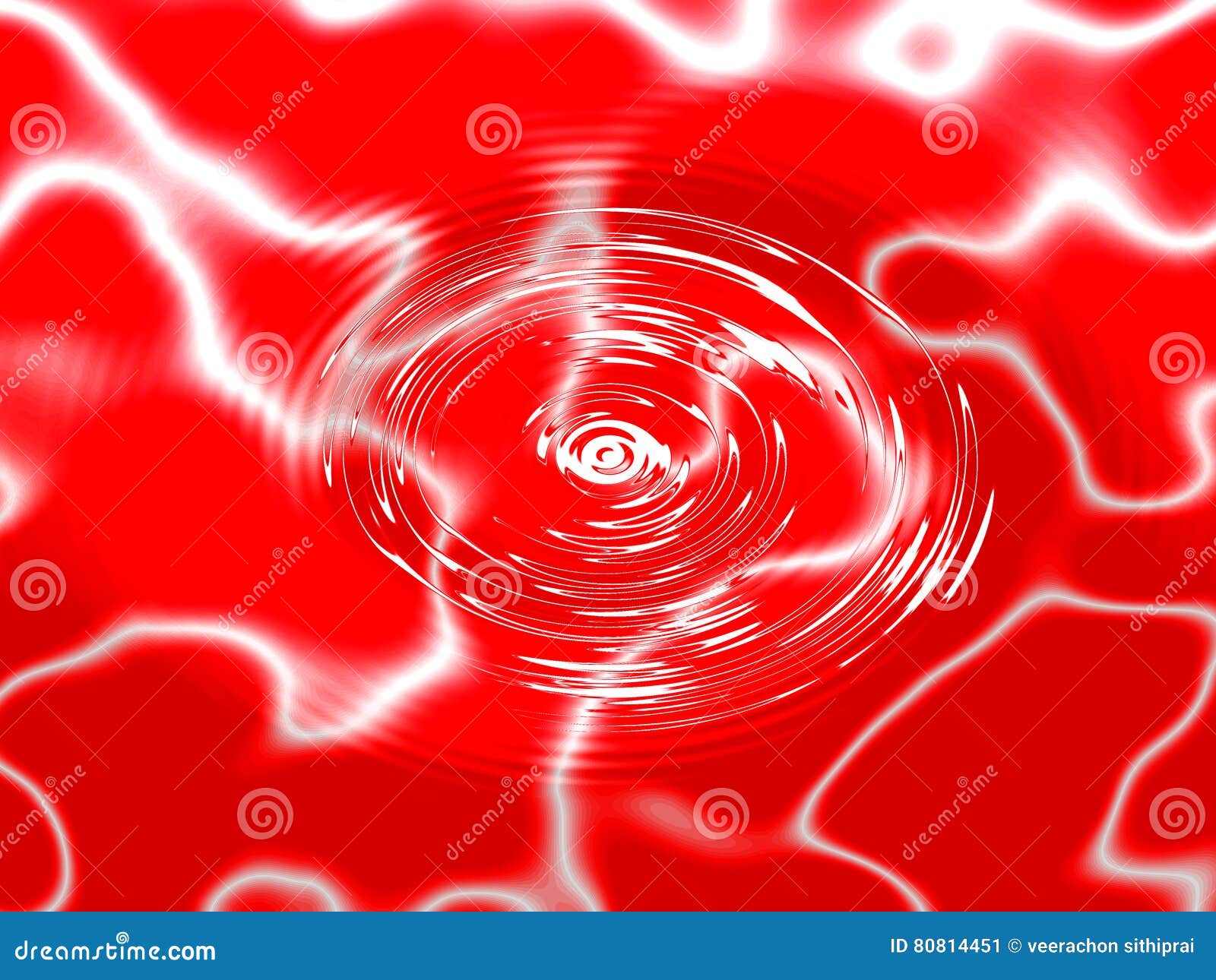 Vortex red water. stock illustration. Illustration of glass - 80814451