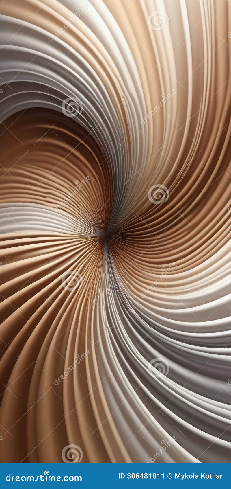 Vortex Shapes in Silver Brown Stock Image - Image of wallpaper, silver ...