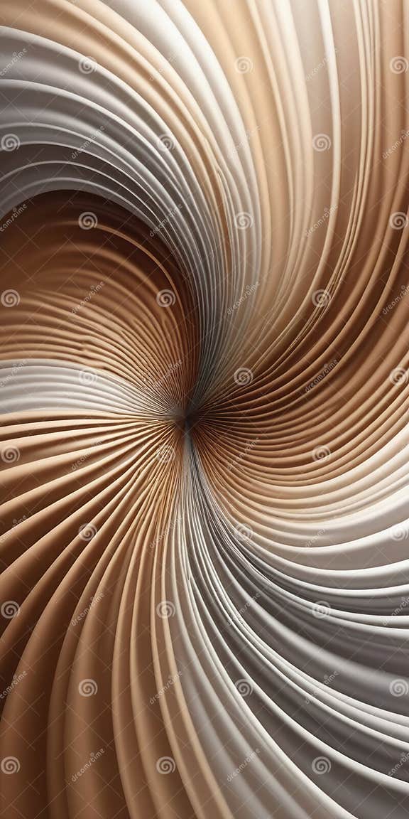 Vortex Shapes in Silver Brown Stock Image - Image of wallpaper, silver ...