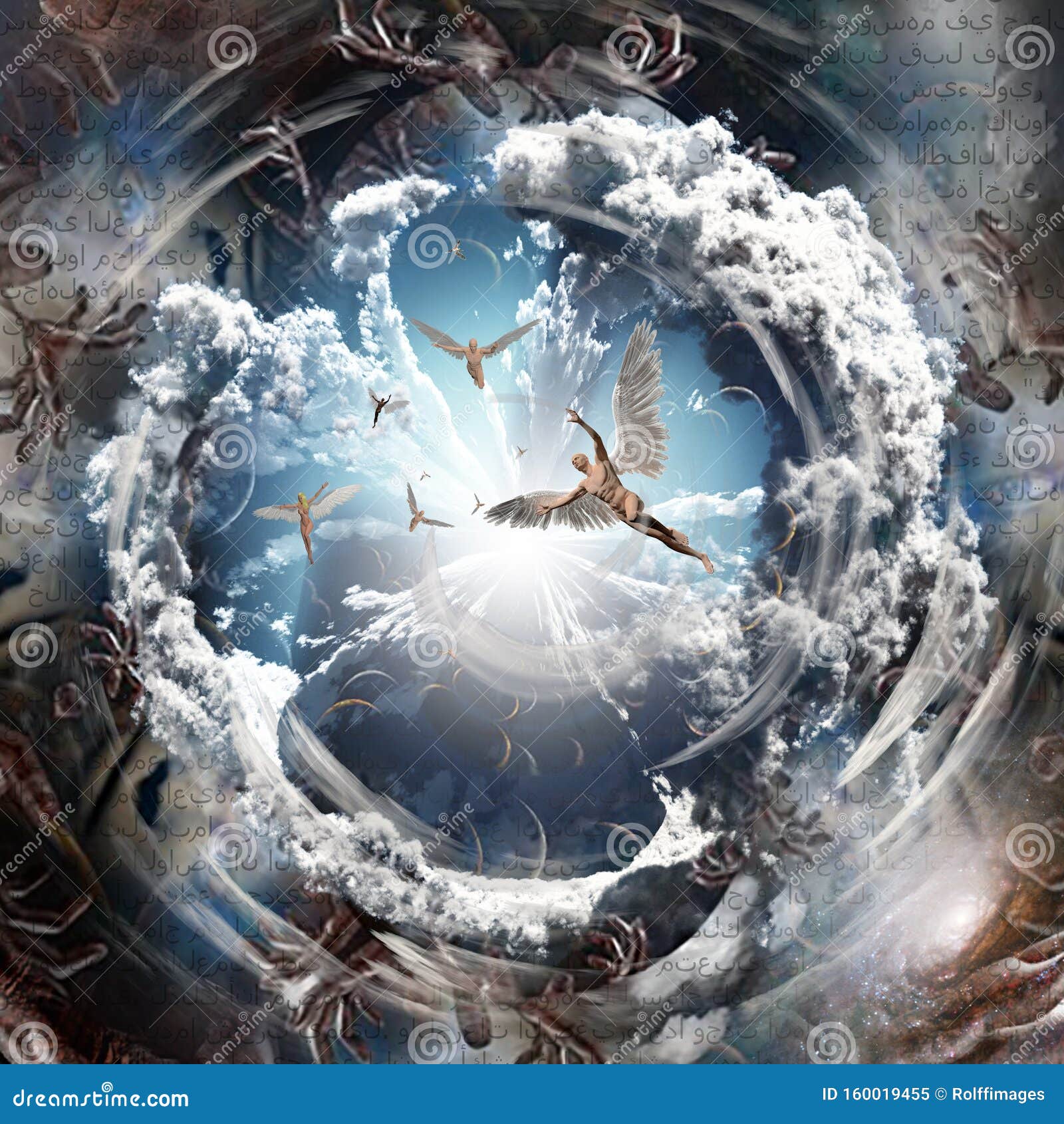 Actual Cycle Word, Lenoir, Vintage Engraving Cartoon Vector ...