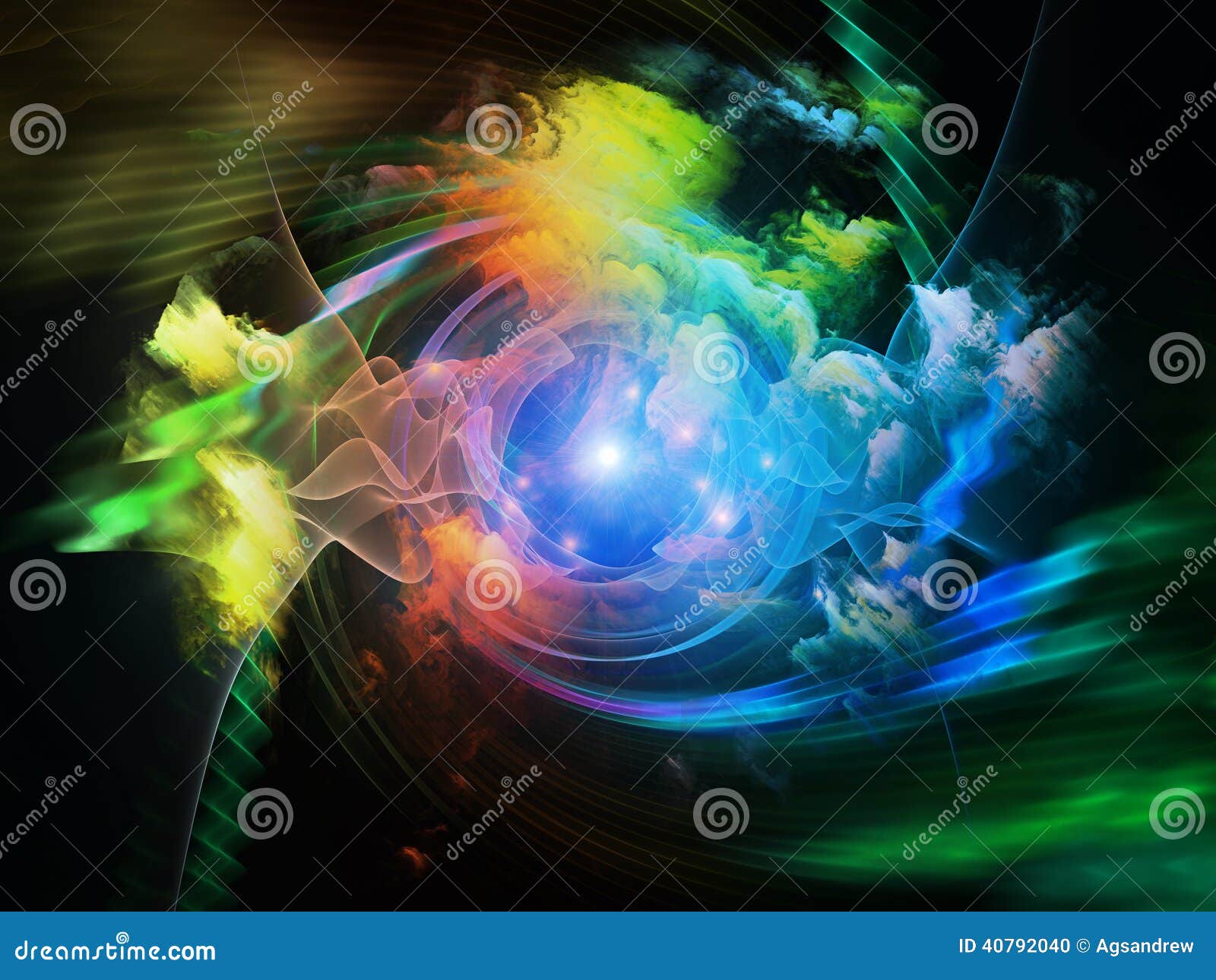 Vortex in Space stock photo. Image of idea, light, energy - 40792040