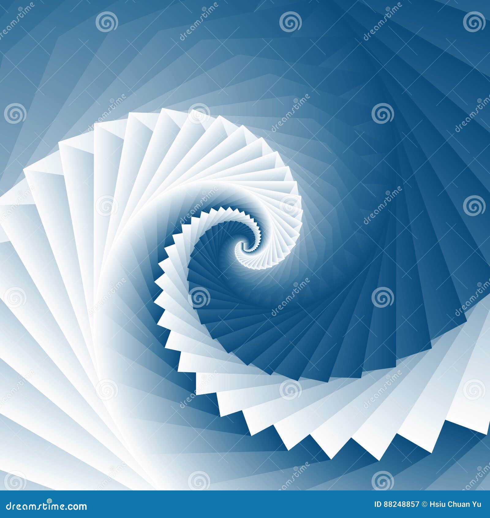 Vortex Spiral Ocean Wave Square Geometry Texture Background Stock ...