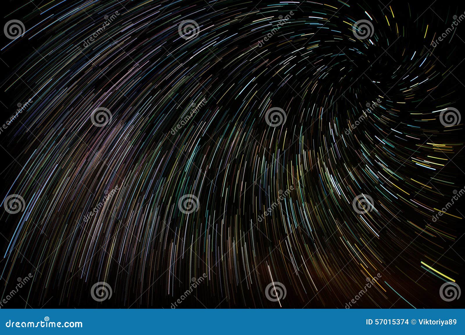 Vortex star trails stock photo. Image of comet, nebula - 57015374