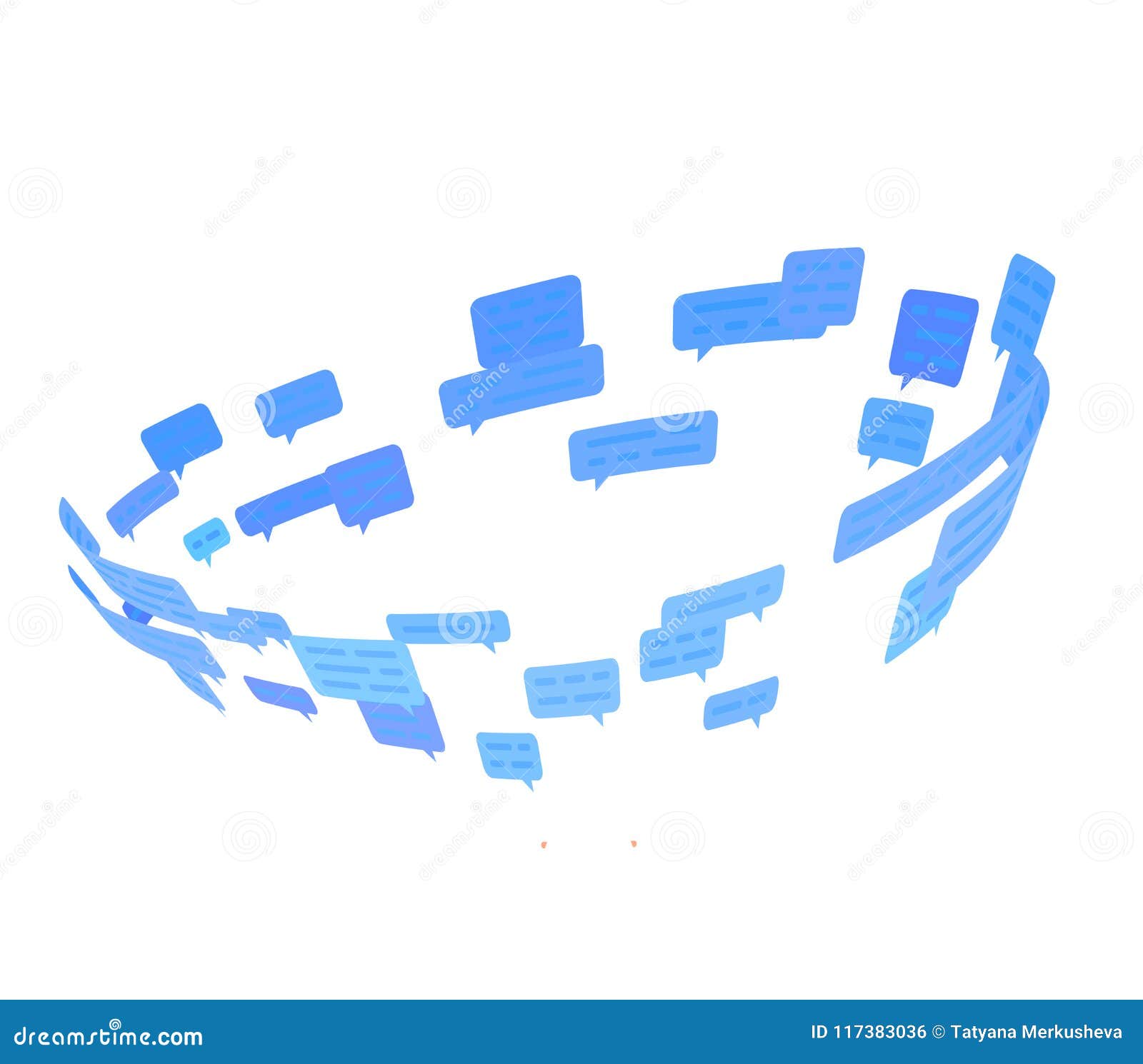 Vortex Flat Logo. Blue Letter Emblem. O Monogram. Dynamic Swirl. Vector ...