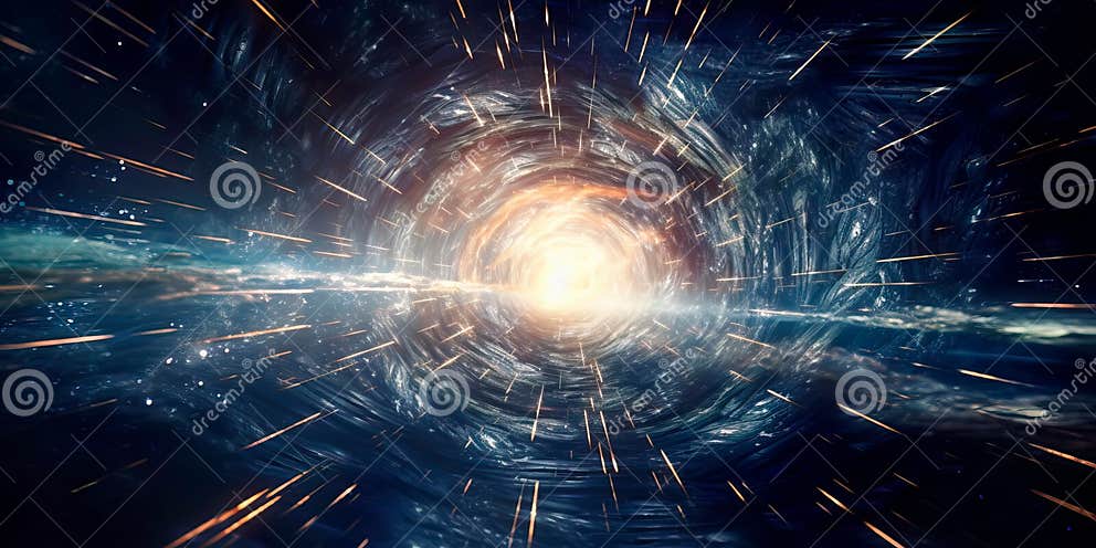 Vortex of Time and Space with Dynamic Fractal Patterns Converging into ...