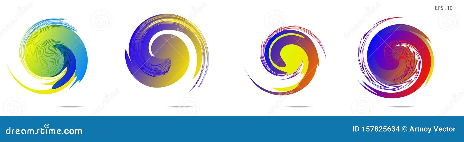 Vortex Vector Background. Templates for Logo Design, Leaflets or ...