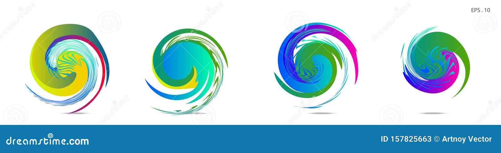 Vortex Vector Background. Templates for Logo Design, Leaflets or ...