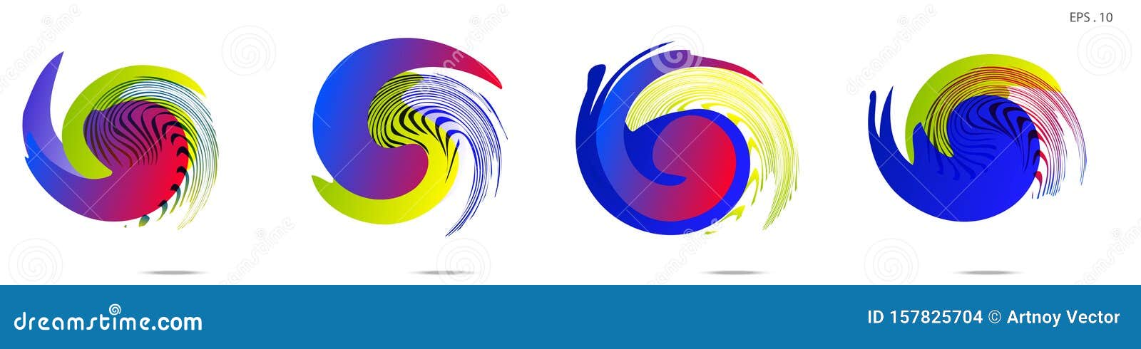 Vortex Vector Background. Templates for Logo Design, Leaflets or ...