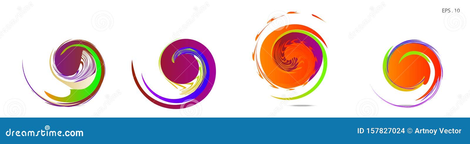 Vortex Vector Background. Templates for Logo Design, Leaflets or ...