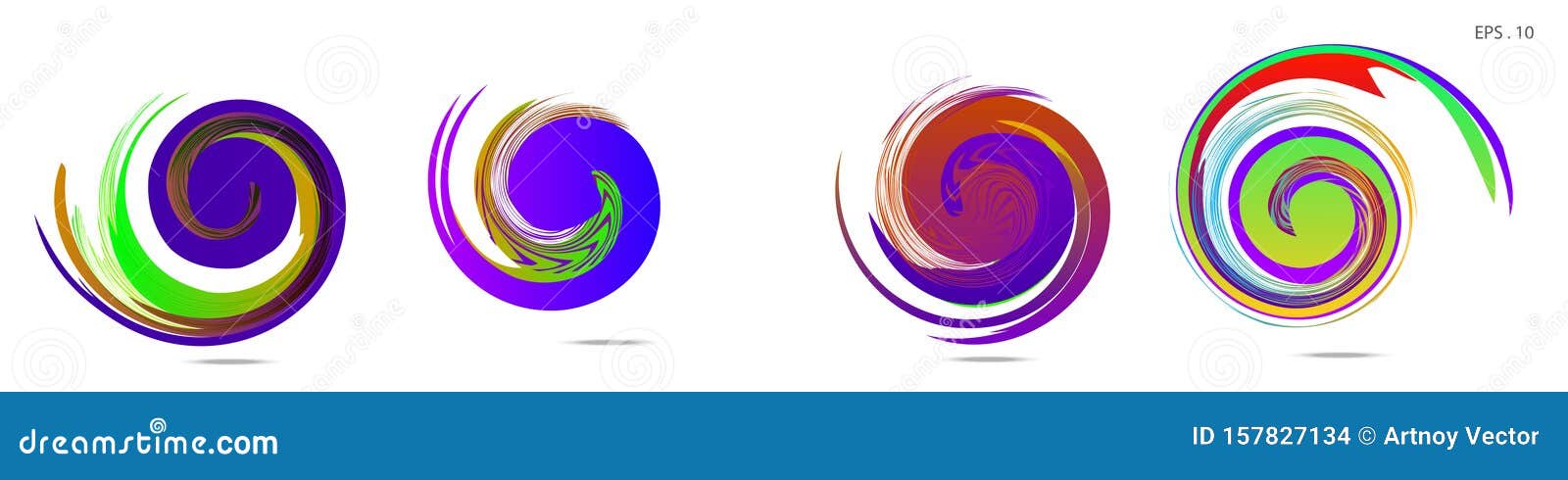Vortex Vector Background. Templates for Logo Design, Leaflets or ...