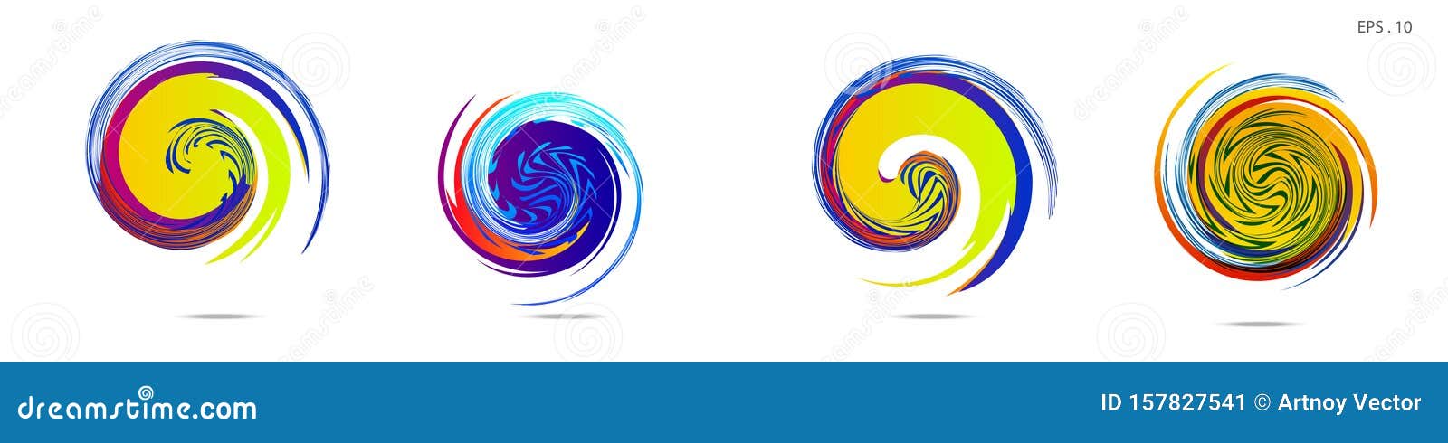 Vortex Vector Background. Templates for Logo Design, Leaflets or ...