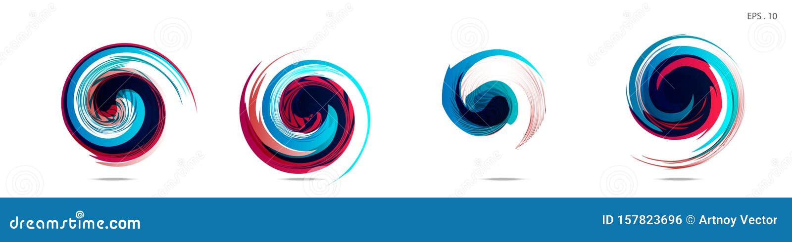 Vortex Vector Background. Templates for Logo Design, Leaflets or ...