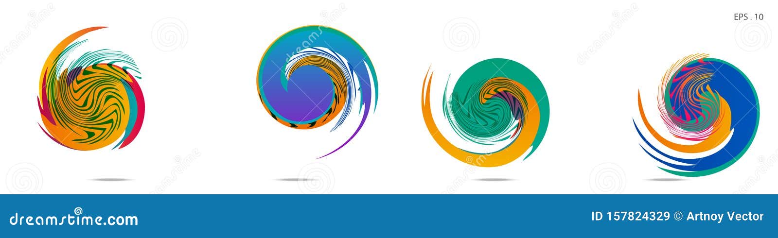 Vortex Vector Background. Templates for Logo Design, Leaflets or ...
