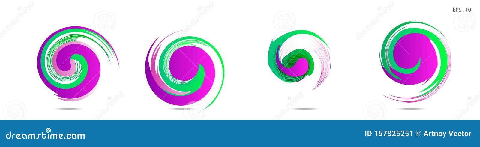 Vortex Vector Background. Templates for Logo Design, Leaflets or ...
