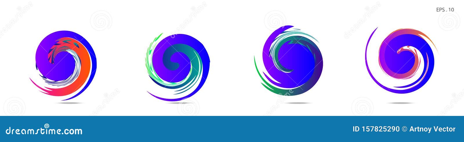 Vortex Vector Background. Templates for Logo Design, Leaflets or ...