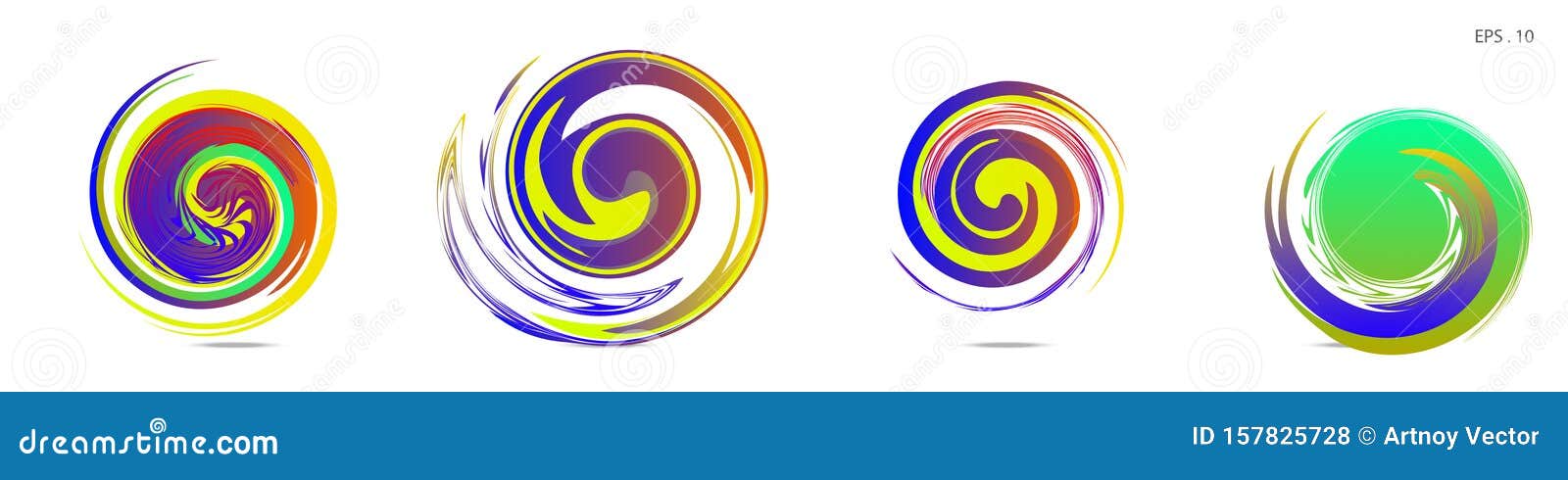 Vortex Vector Background. Templates for Logo Design, Leaflets or ...