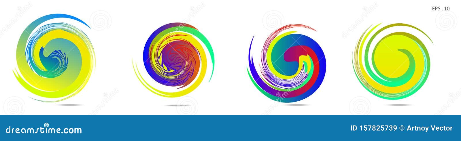 Vortex Vector Background. Templates for Logo Design, Leaflets or ...
