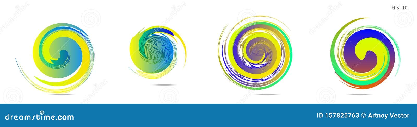 Vortex Vector Background. Templates for Logo Design, Leaflets or ...