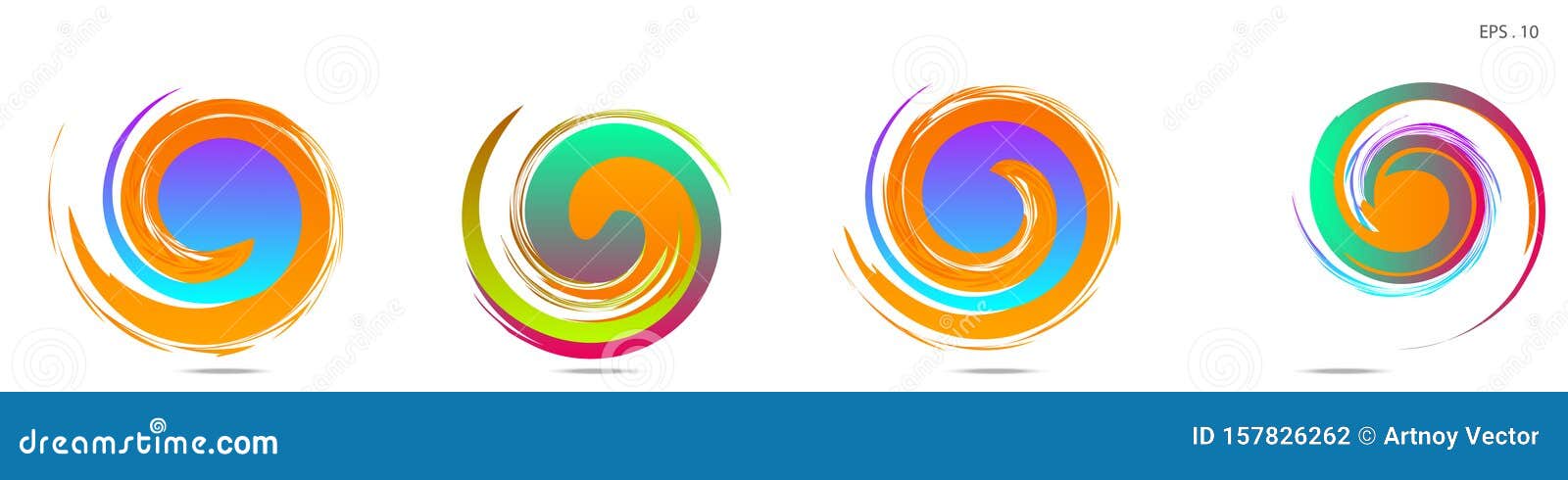 Vortex Vector Background. Templates for Logo Design, Leaflets or ...