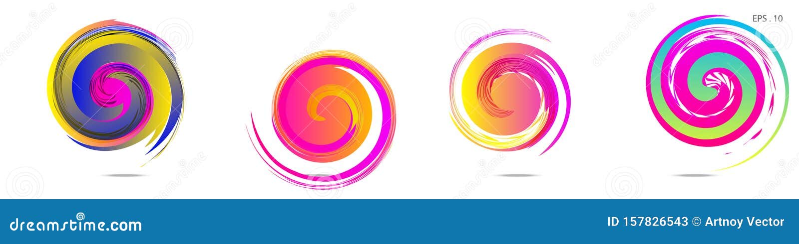 Vortex Vector Background. Templates for Logo Design, Leaflets or ...