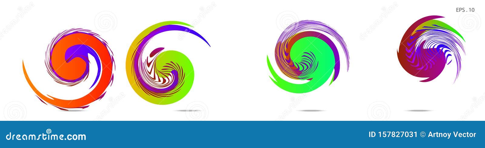 Vortex Vector Background. Templates for Logo Design, Leaflets or ...