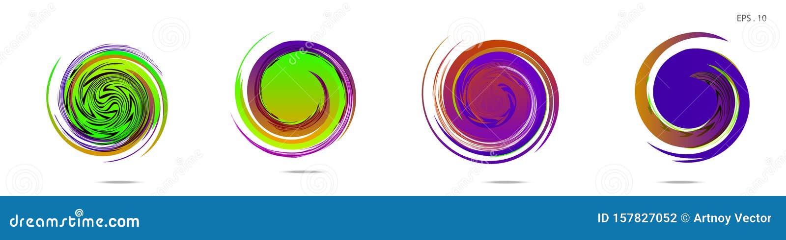 Vortex Vector Background. Templates for Logo Design, Leaflets or ...
