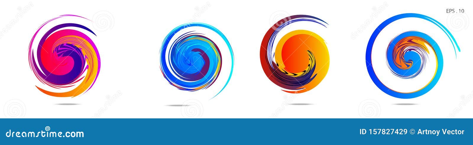 Vortex Vector Background. Templates for Logo Design, Leaflets or ...