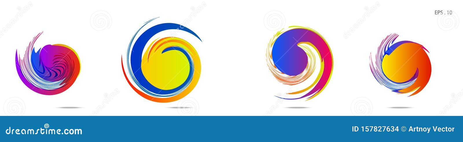 Vortex Vector Background. Templates for Logo Design, Leaflets or ...