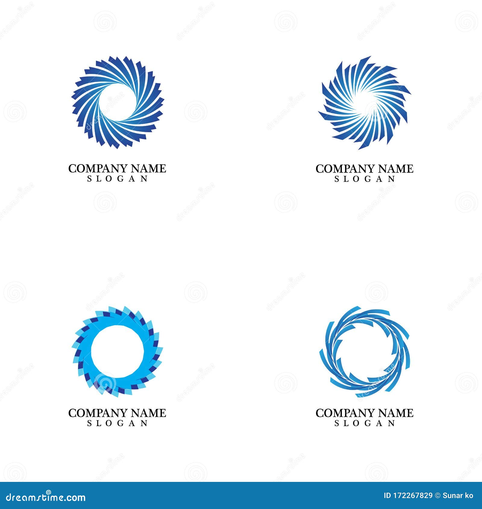 Vortex Vector Illustration Icon Stock Vector - Illustration of abstract ...