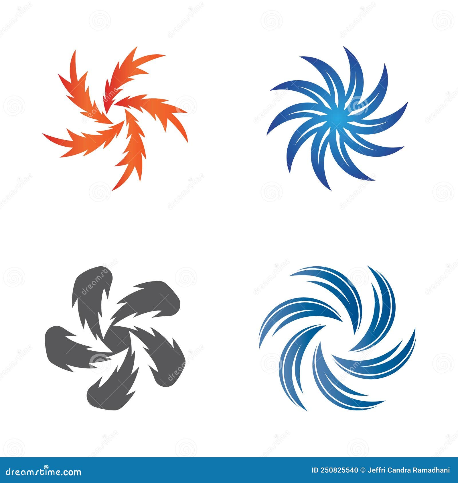 Vortex Vector Illustration Icon Stock Vector - Illustration of icon ...