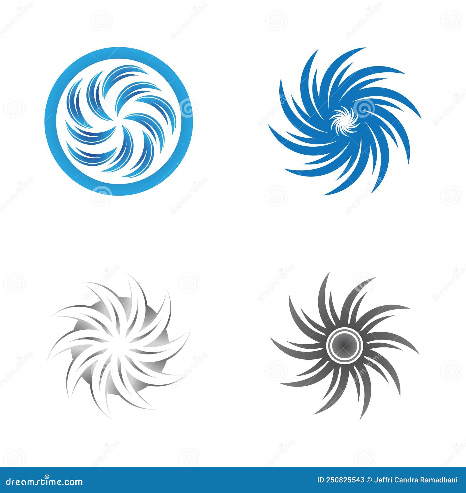 Vortex Vector Illustration Icon Stock Vector - Illustration of shape ...