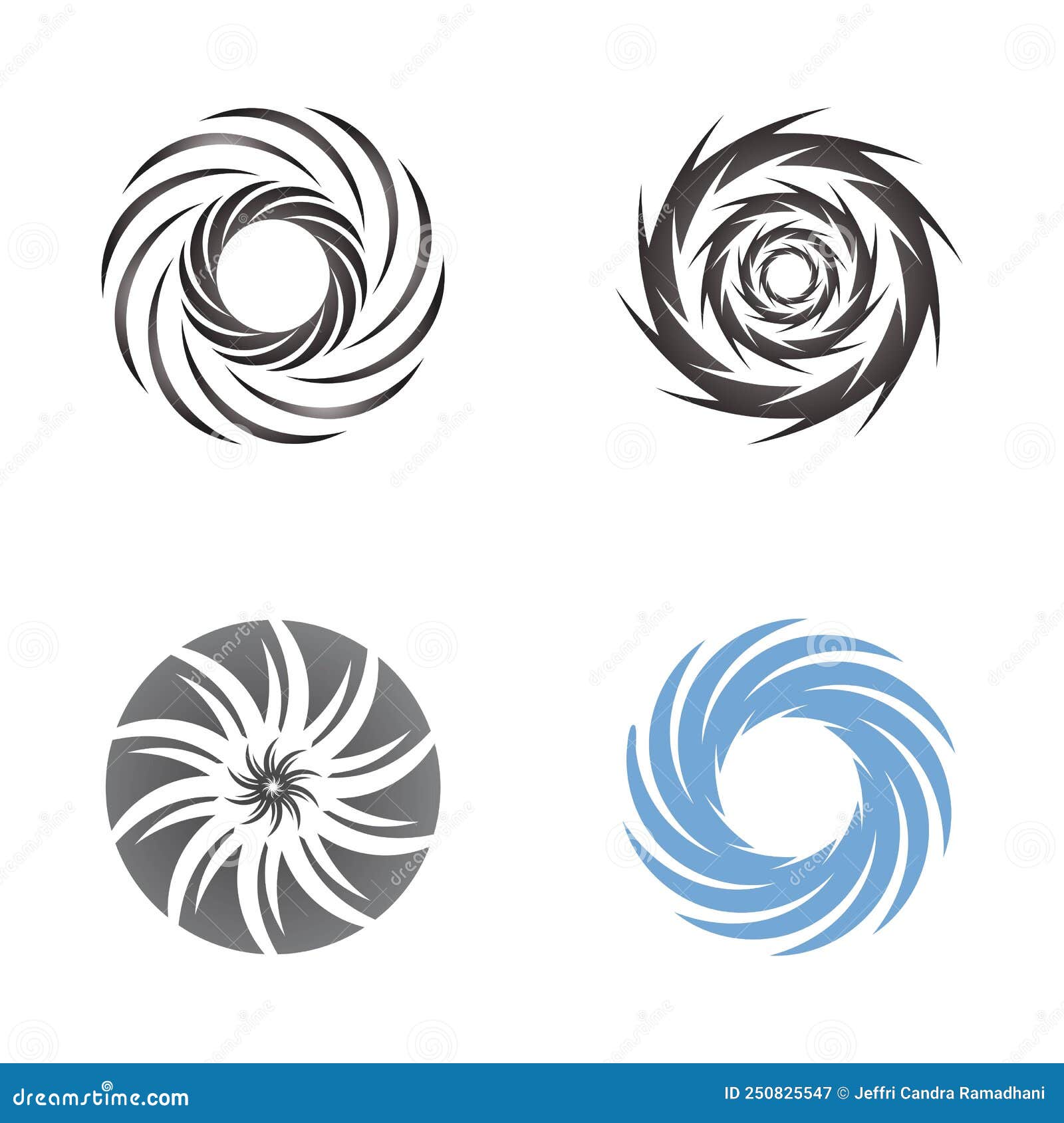 Vortex Vector Illustration Icon Stock Vector - Illustration of cleaning ...