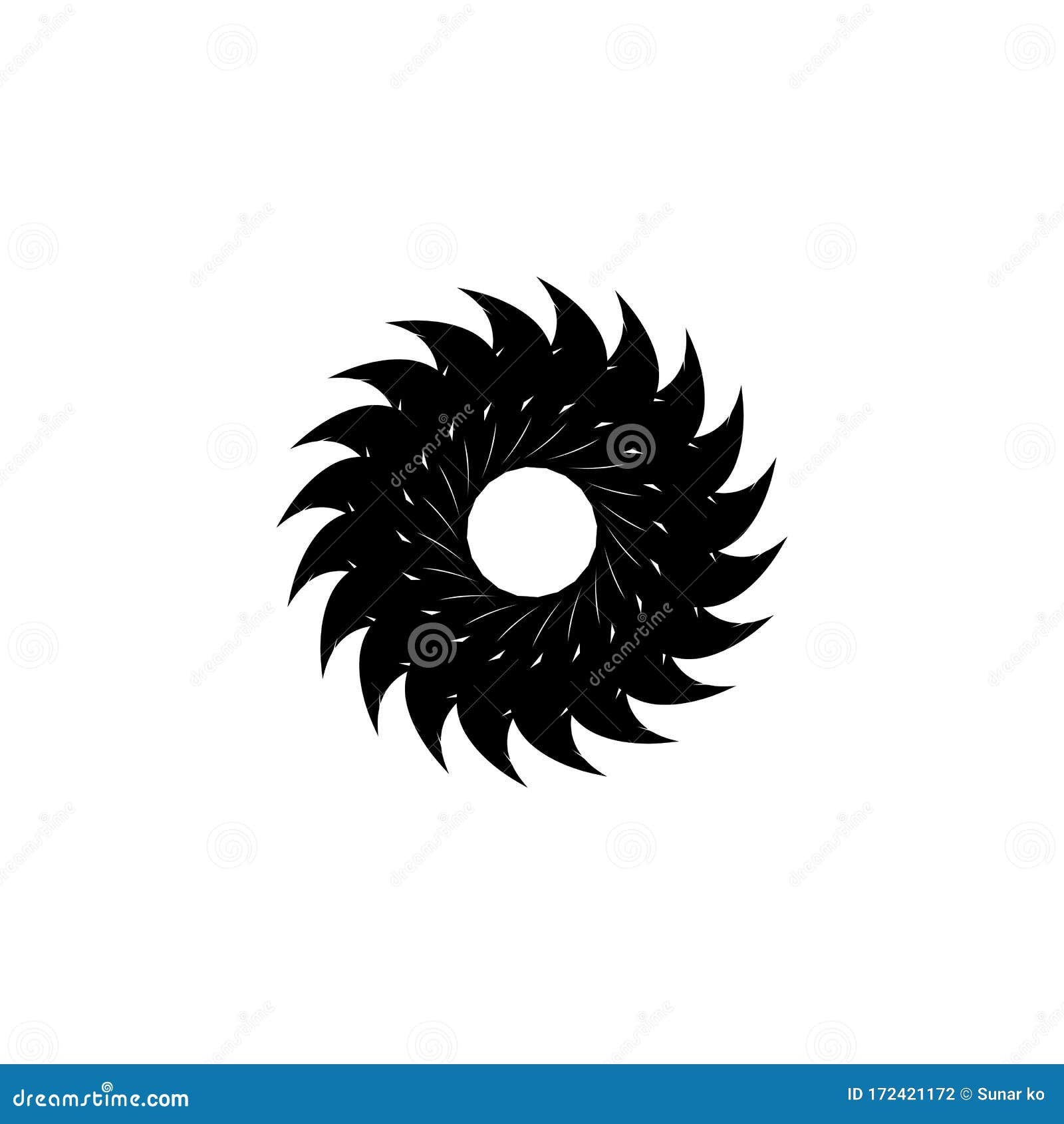Vortex Vector Illustration Icon Stock Vector - Illustration of icon ...