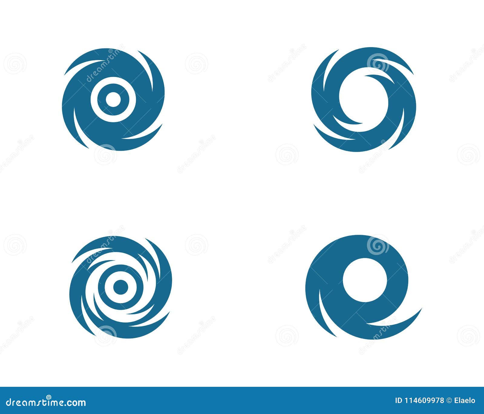 Vortex Vector Illustration Icon Logo Stock Vector - Illustration of ...