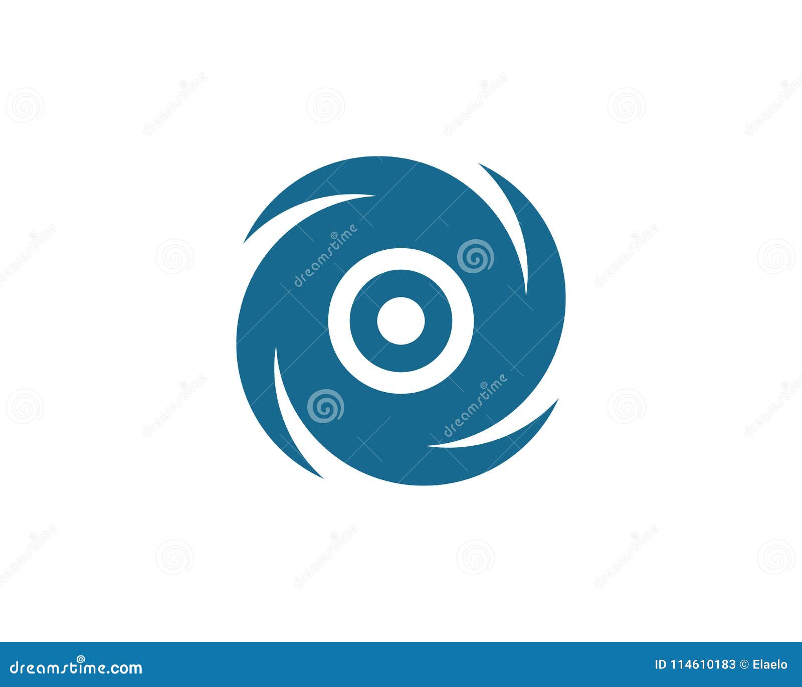 Vortex Vector Illustration Icon Logo Stock Vector - Illustration of ...