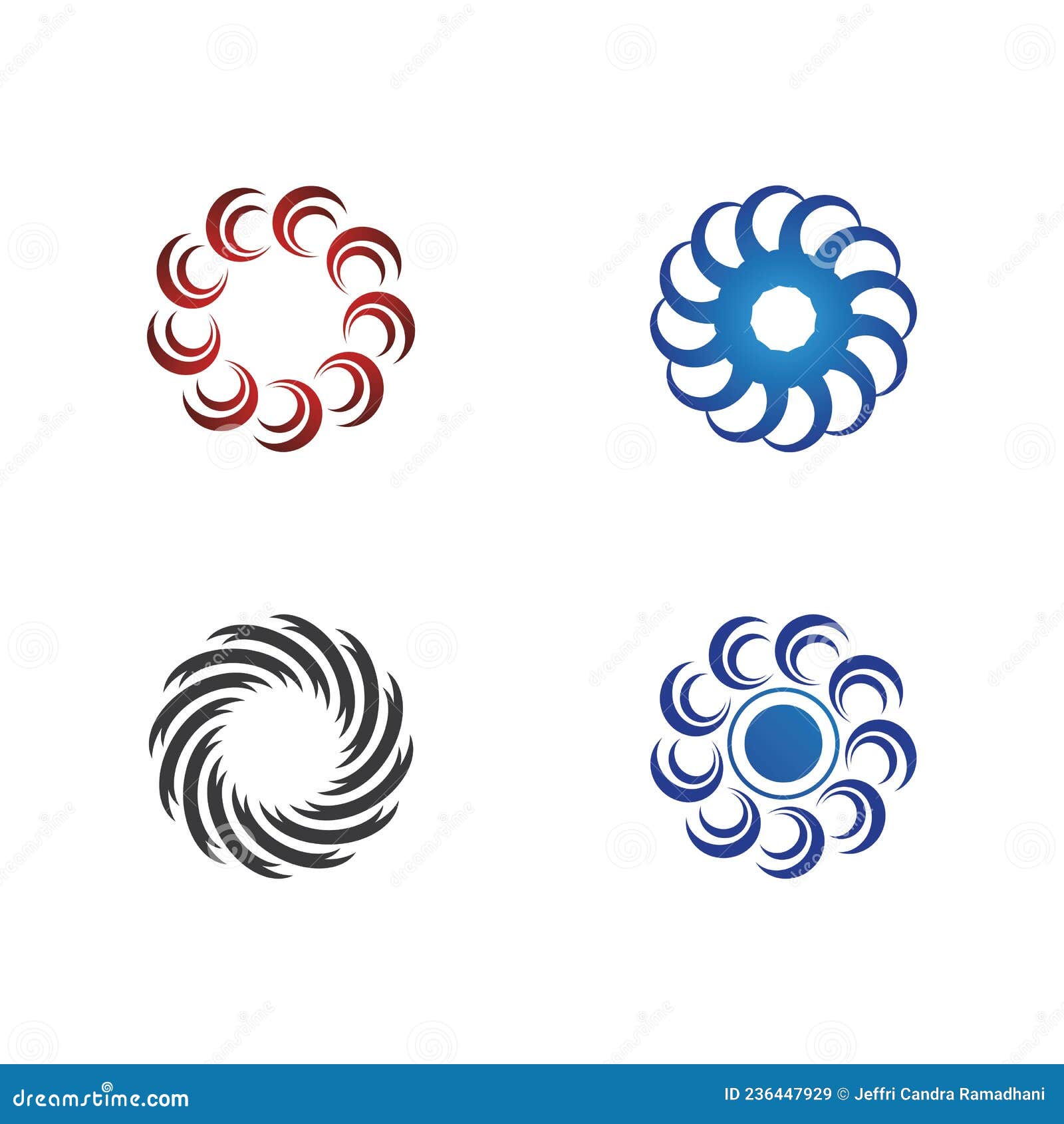 Vortex Vector Illustration Icon Logo Stock Vector - Illustration of ...