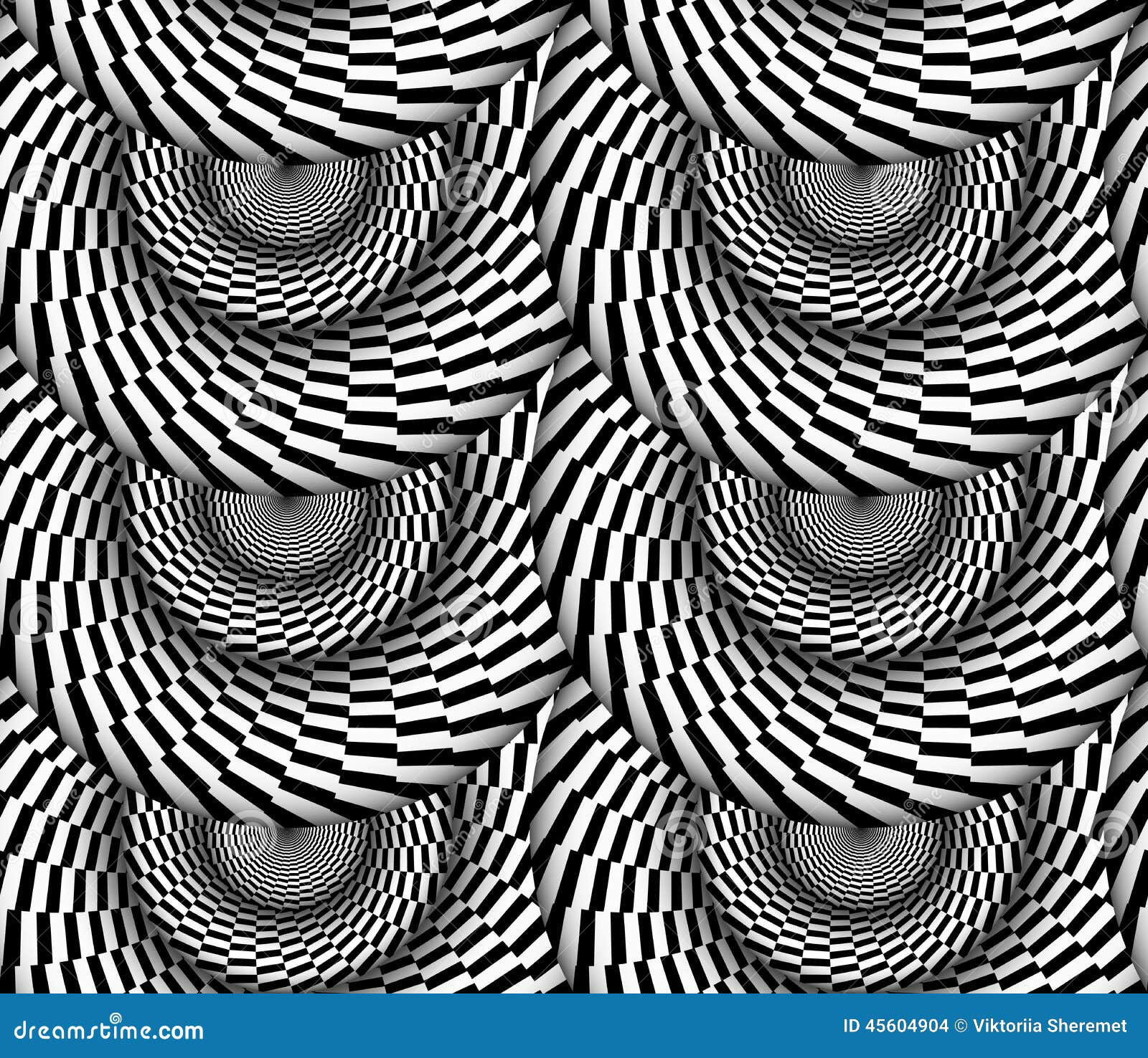 Vortex Vector Seamless Pattern Stock Vector - Illustration of ...
