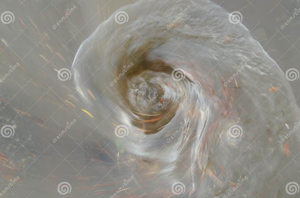 Vortex in Water Over a Drain Stock Photo - Image of cyclone, absorption ...