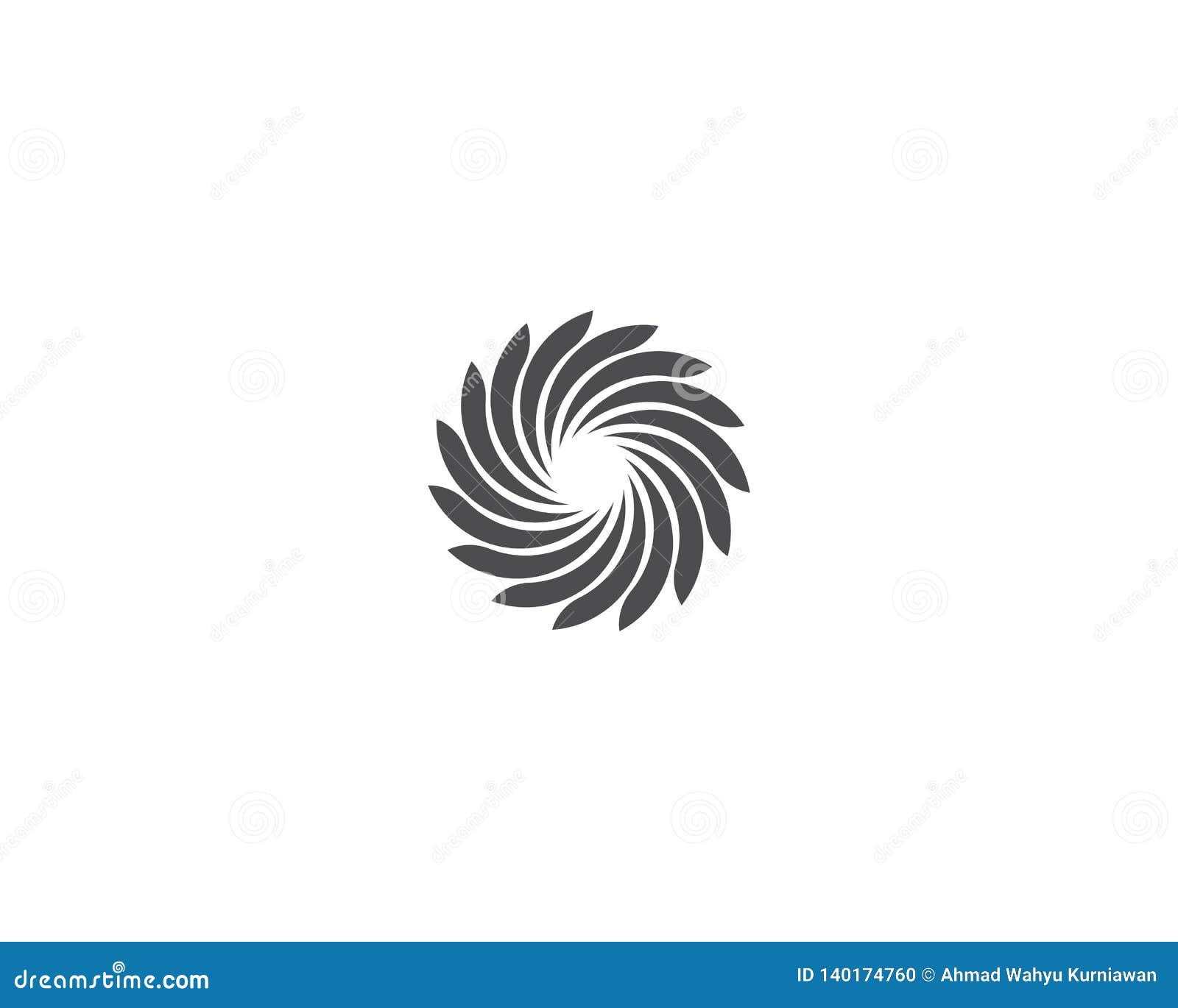 Vortex, Wave and Spiral Icon Stock Vector - Illustration of sign ...
