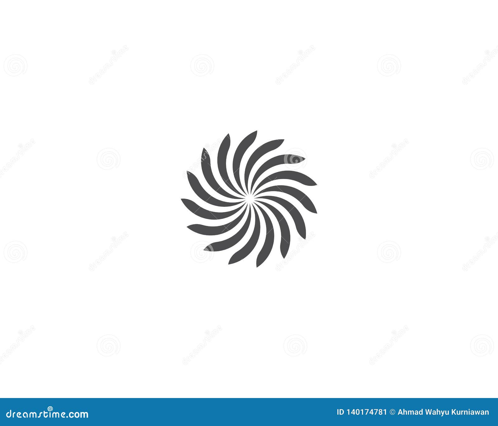 Vortex, Wave and Spiral Icon Stock Vector - Illustration of movement ...