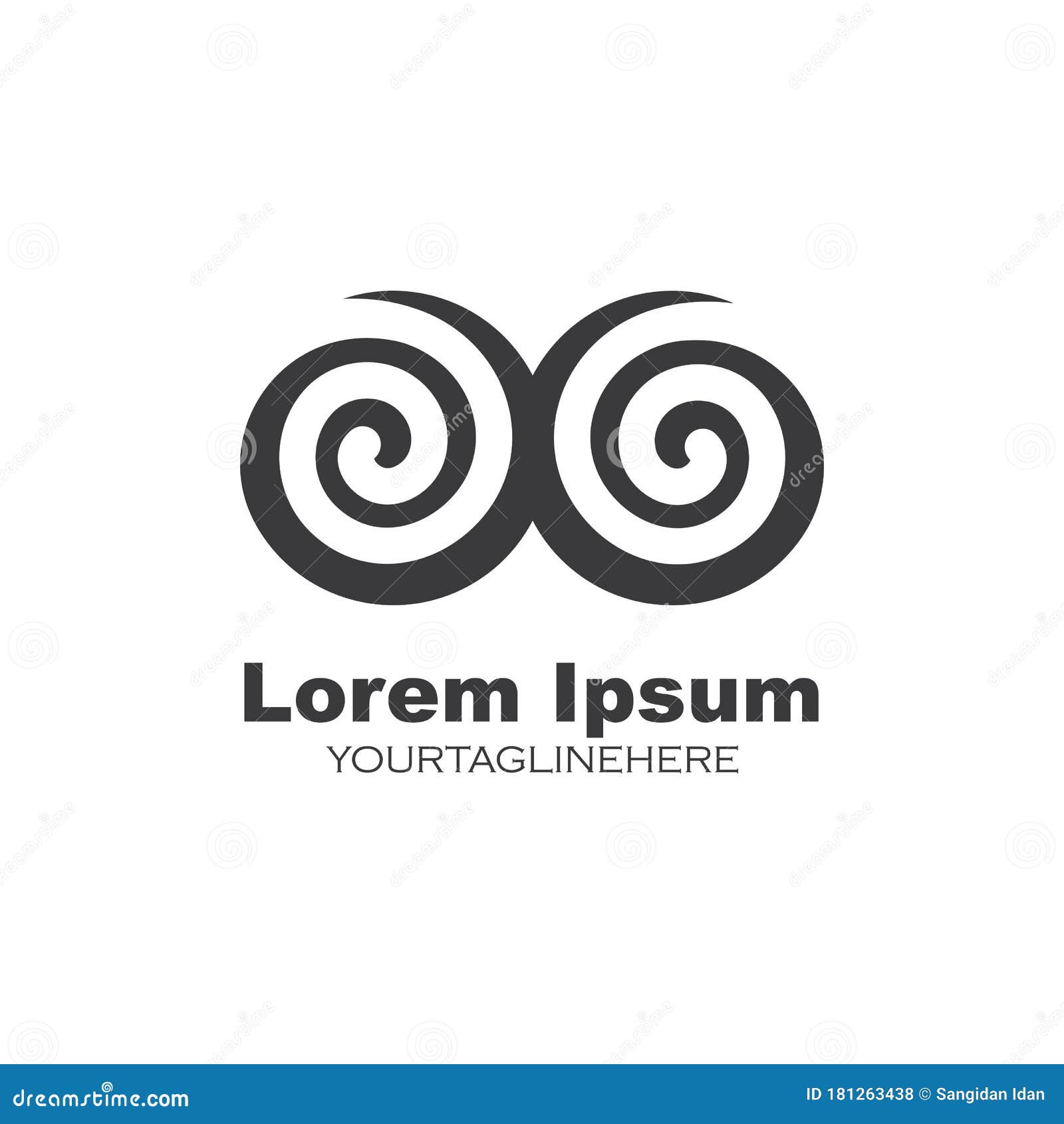 Vortex Wind Logo Icon Vector Design Stock Vector - Illustration of ...