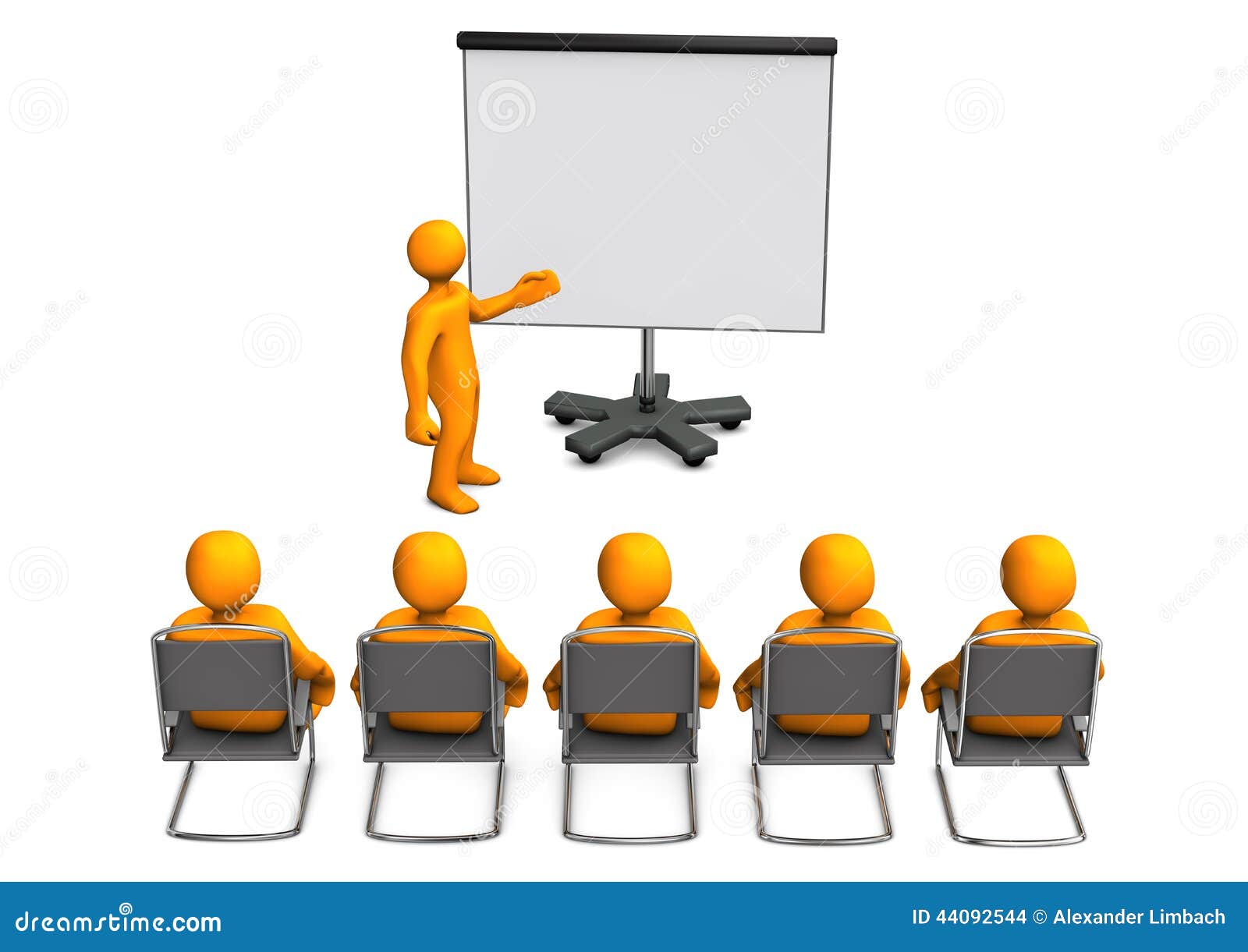 Vortrag Flipchart stock abbildung. Illustration von kategorie - 44092544