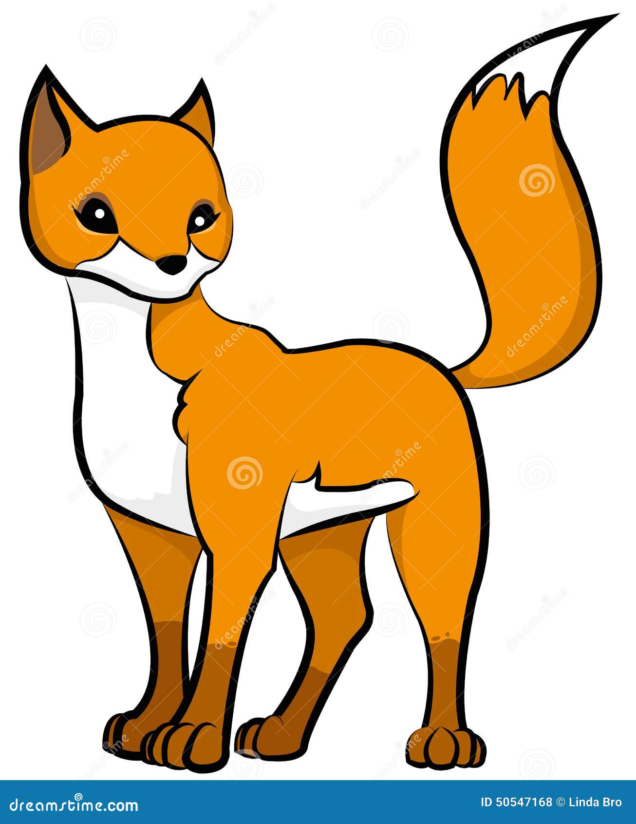 Vos vector illustratie. Illustration of reeks, grappig - 50547168