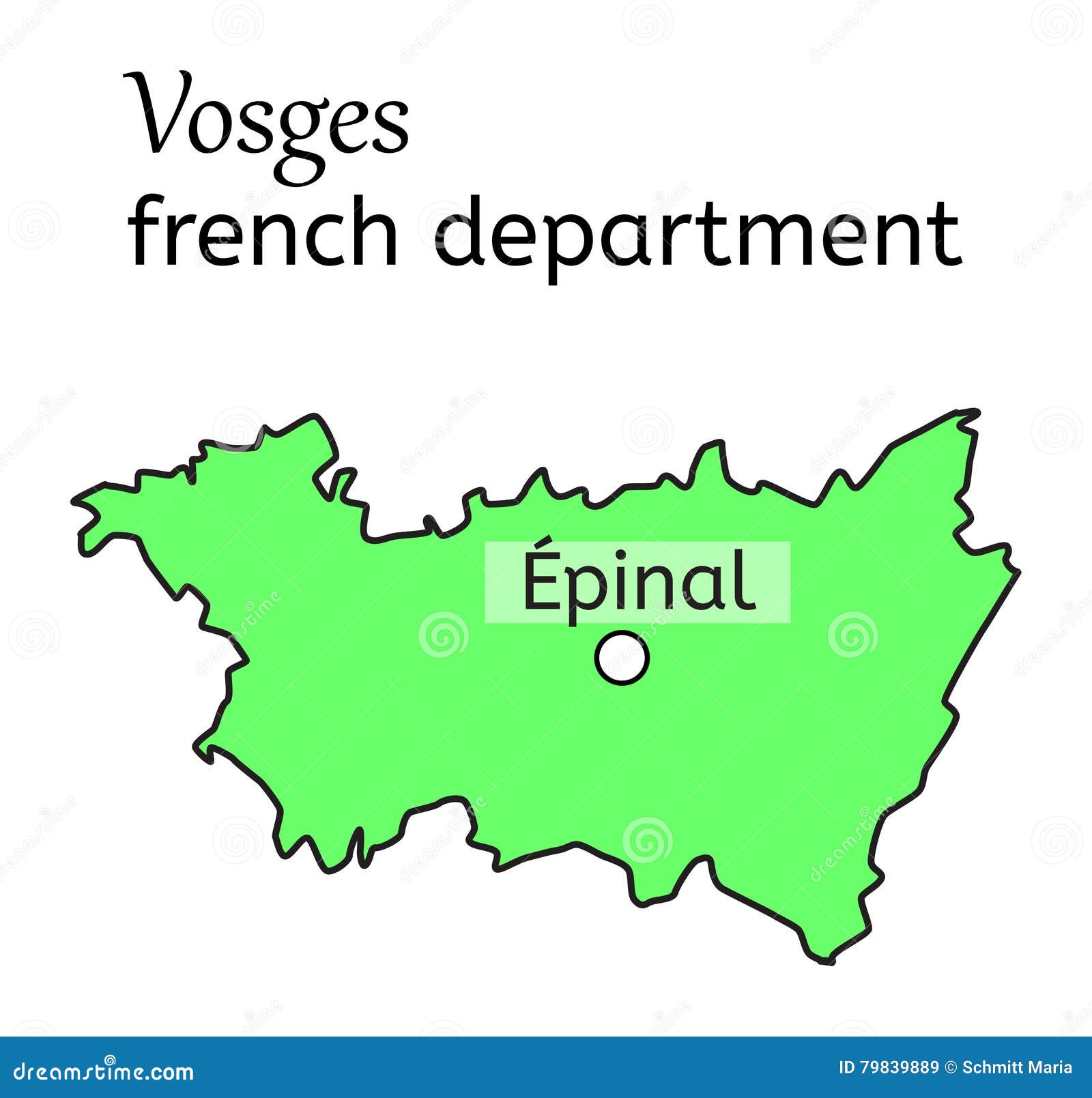 Var French Department Map Cartoon Vector | CartoonDealer.com #79613759