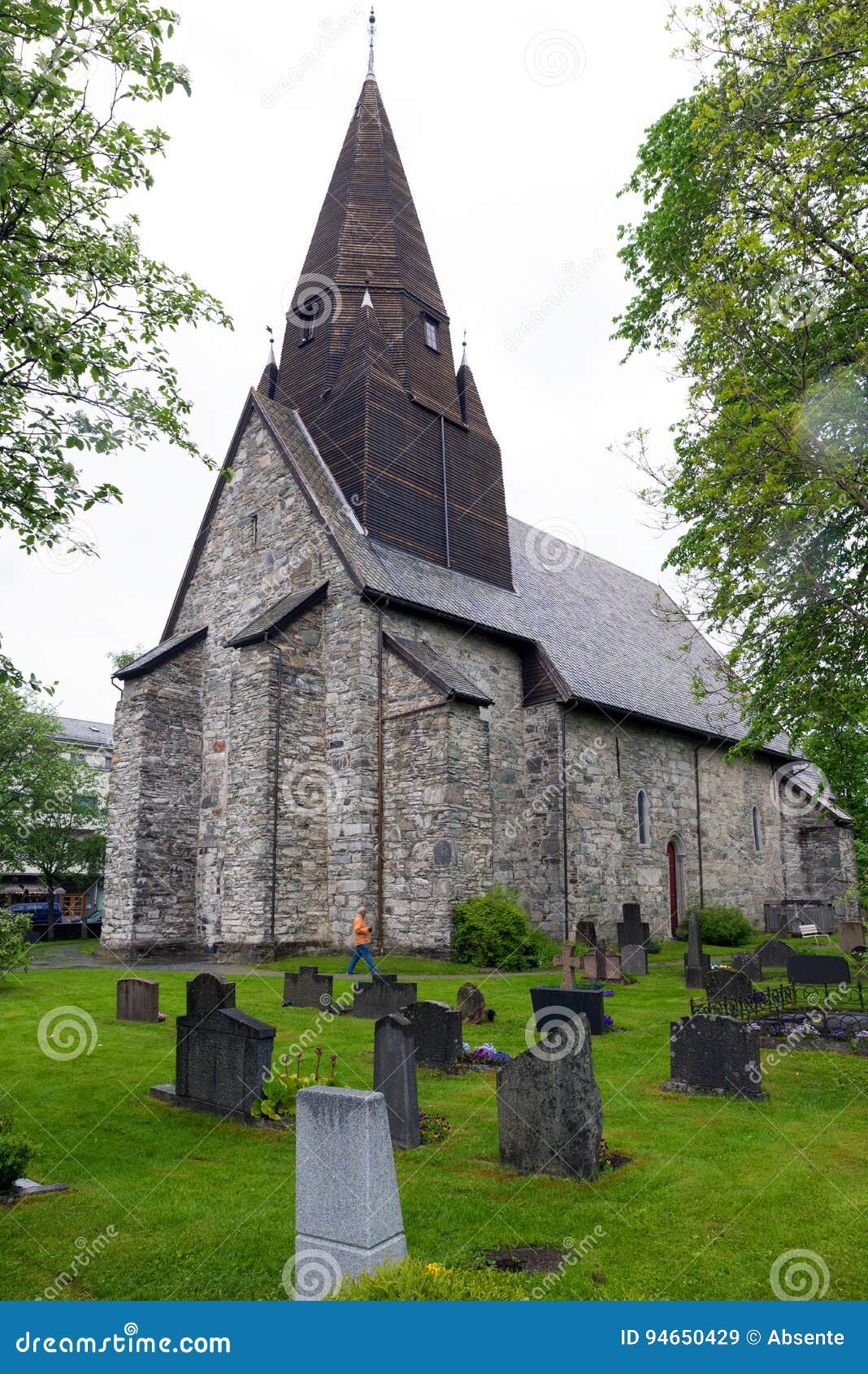 Voss stock image. Image of medieval, scandinavia, vangskyrkja - 94650429