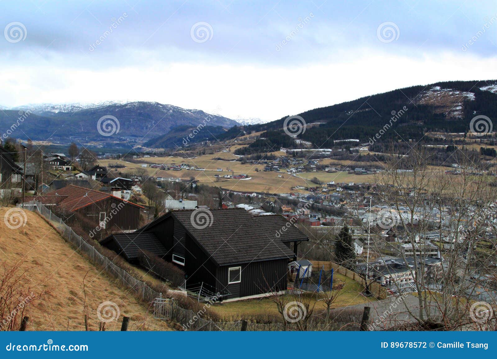Voss, Norway stock photo. Image of voss, view, mountain - 89678572