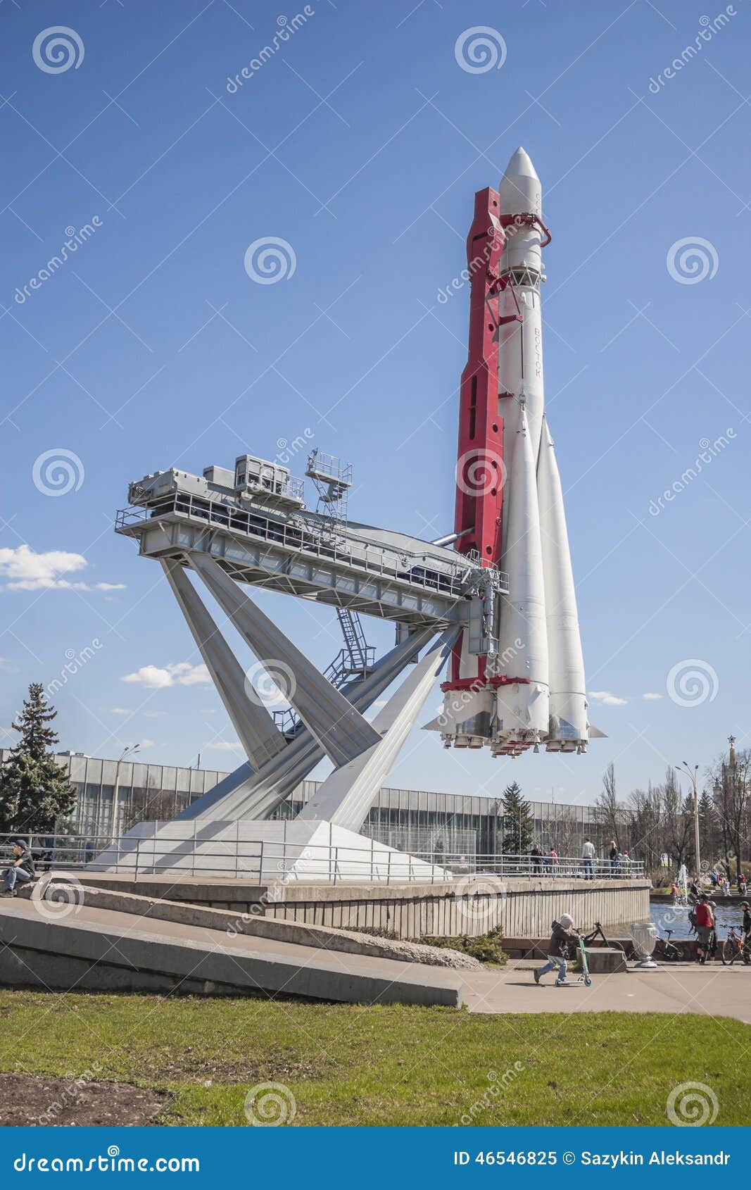 Vostok Rocket VDNKh, Moscow Editorial Image - Image of east, artificial ...