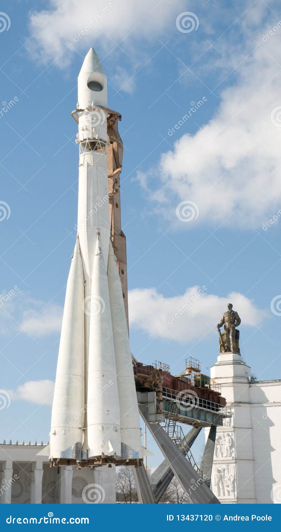 Vostok Space Rocket stock photo. Image of winter, rocket - 13437120